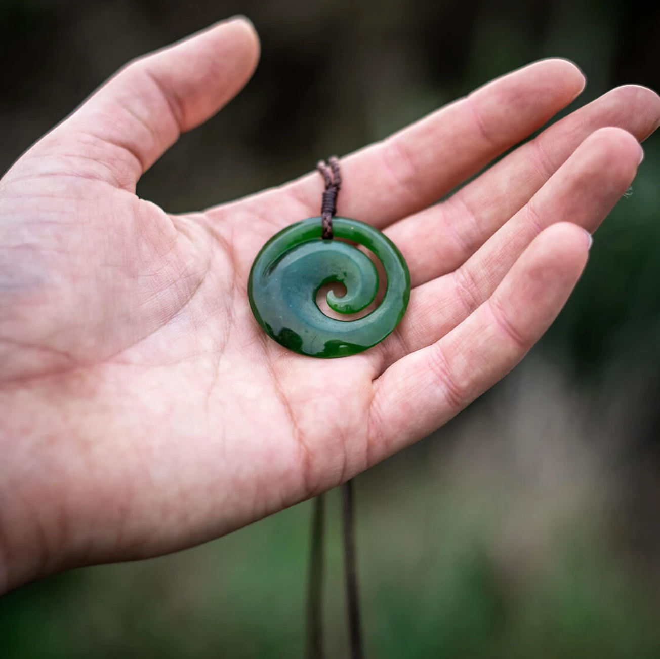 Pounamu Koru Pendant – Symbols of Growth and Harmony | Arrowtown Stonework