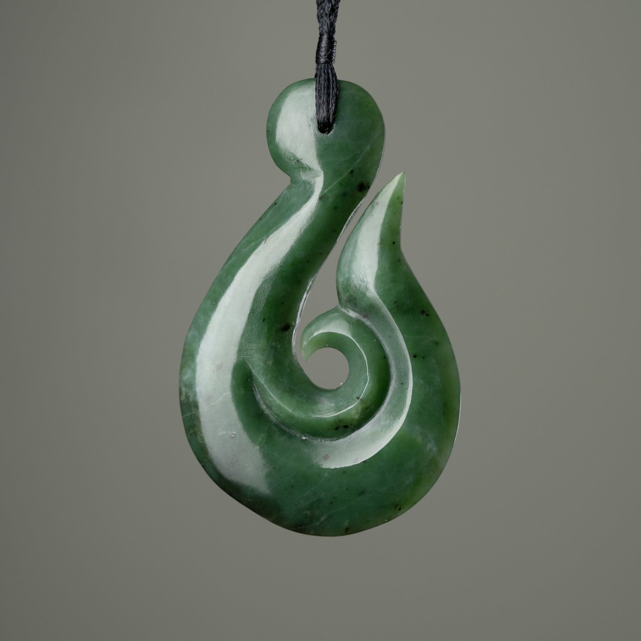 XL Hei Matau Whale's Tail | Buy Hei Matau Pounamu | Arrowtown Stonework